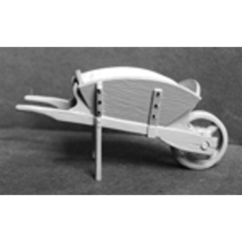 Dolls House Victorian Wheelbarrow Kit 1:24 Half Inch Metal Ornamental ...