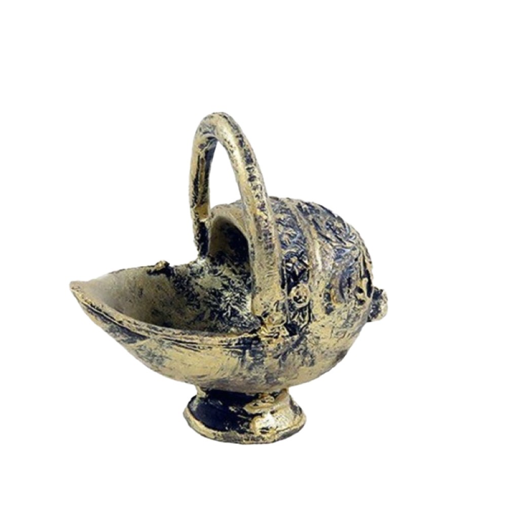 Dolls House Antique Brass Coal Skuttle Bucket Miniature 1:12 Fireplace ...